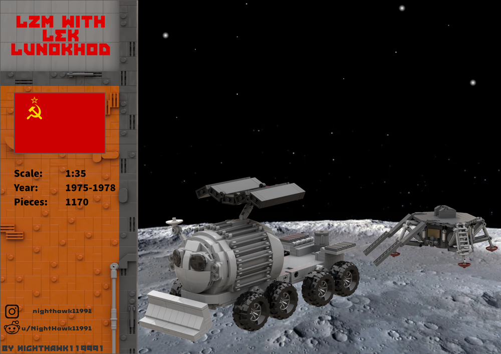 LEGO MOC LZM with LEK Lunokhod by NightHawk11991 | Rebrickable - Build ...