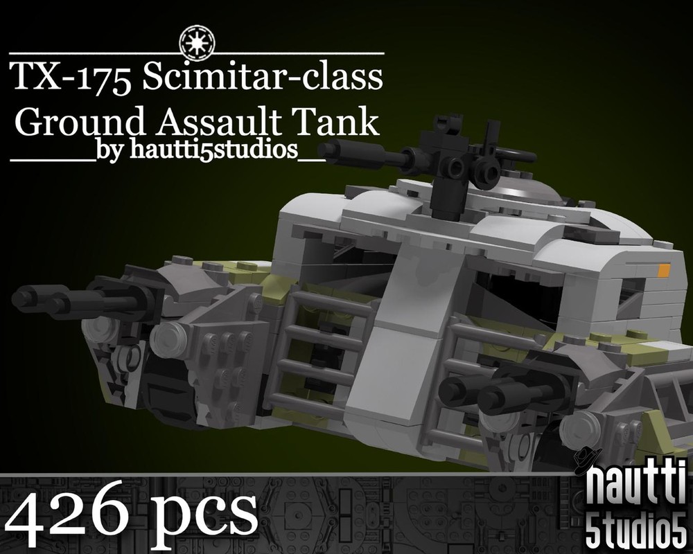 LEGO MOC TX-175 Scimitar-class Ground Assault Tank by hautti5 ...