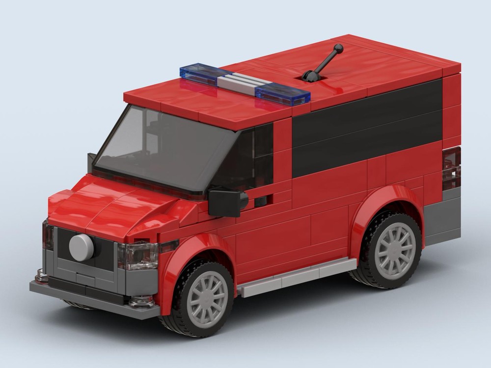 LEGO MOC Dutch Fire Van by mausbricks | Rebrickable - Build with LEGO
