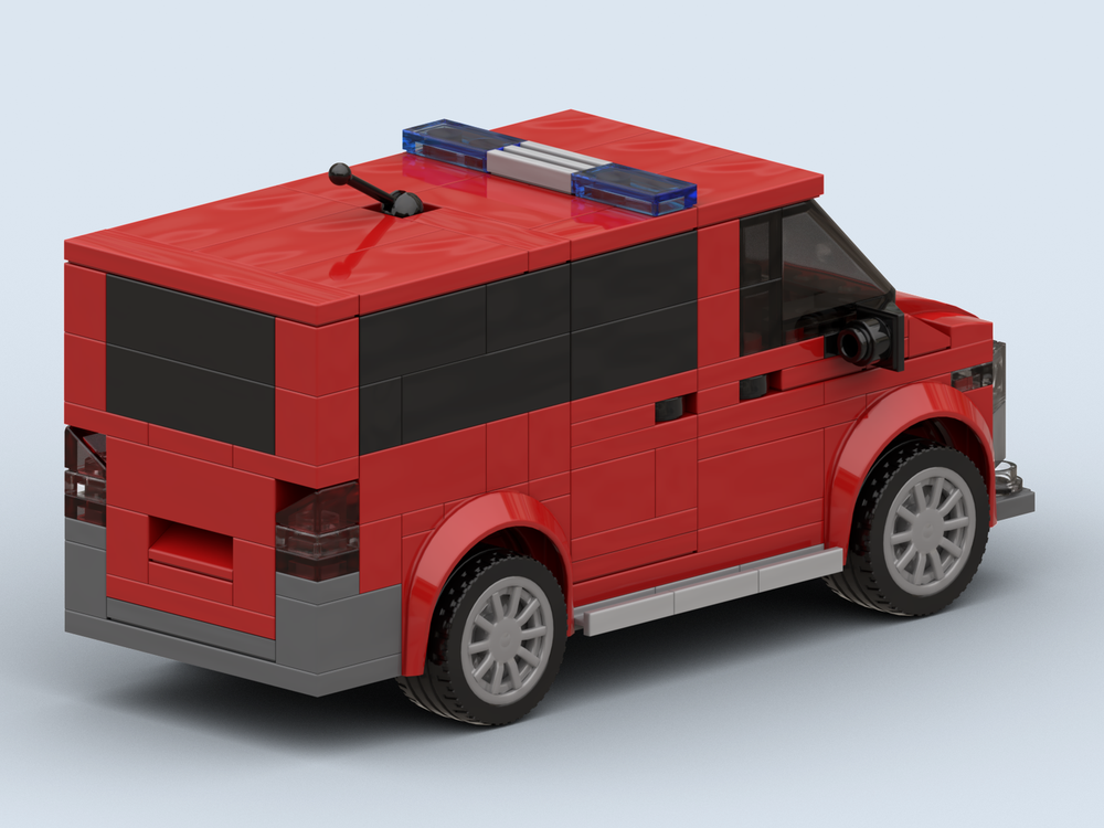 LEGO MOC Dutch Fire Van by mausbricks | Rebrickable - Build with LEGO