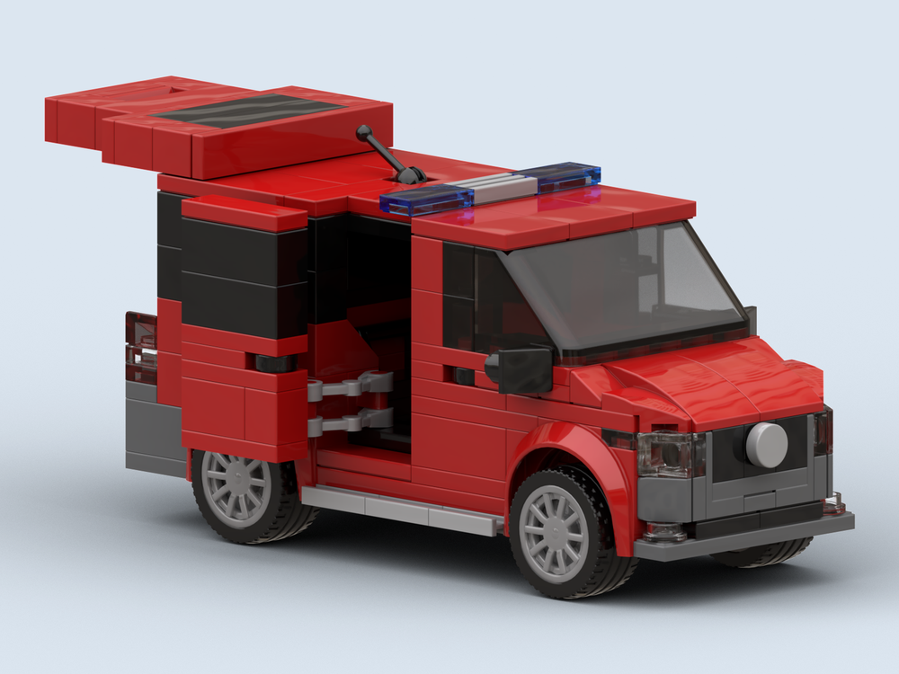LEGO MOC Dutch Fire Van by mausbricks | Rebrickable - Build with LEGO
