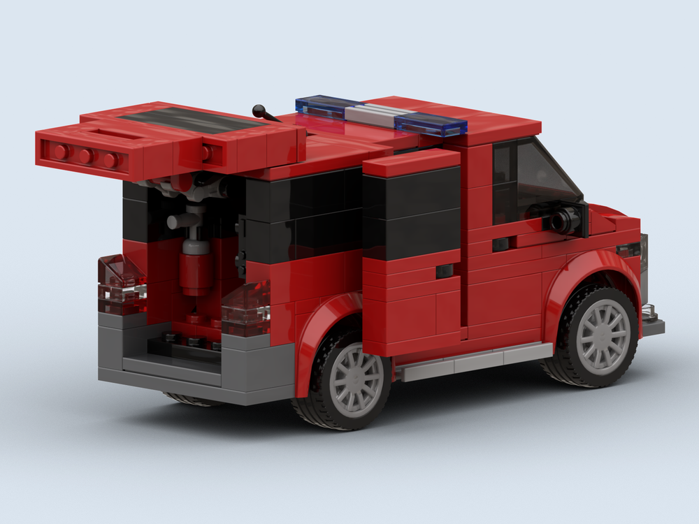 LEGO MOC Dutch Fire Van by mausbricks | Rebrickable - Build with LEGO