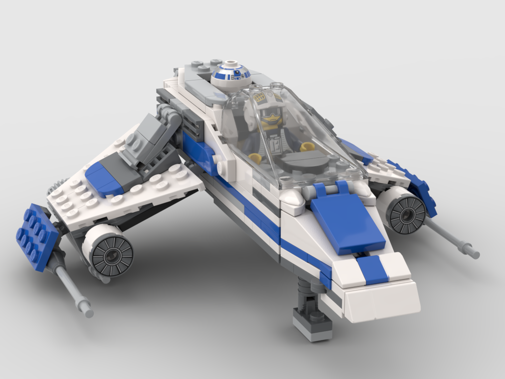 LEGO MOC Small E-Wing by Palomar | Rebrickable - Build with LEGO