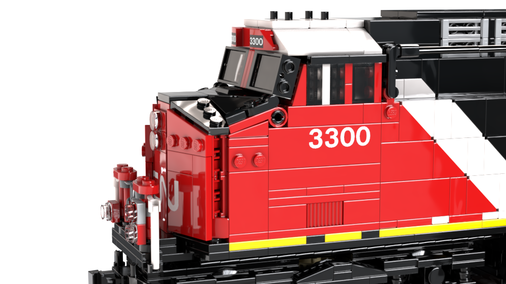 LEGO MOC Canadian National 3300 AC44C6M by 603bricks | Rebrickable ...
