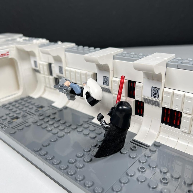 LEGO MOC Tantive IV Mega Hallway by bricksofmaze | Rebrickable - Build ...