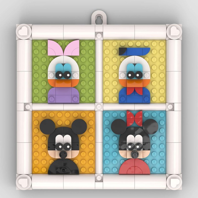 LEGO MOC Frame For 43221 Four Icons by uminuo | Rebrickable - Build ...
