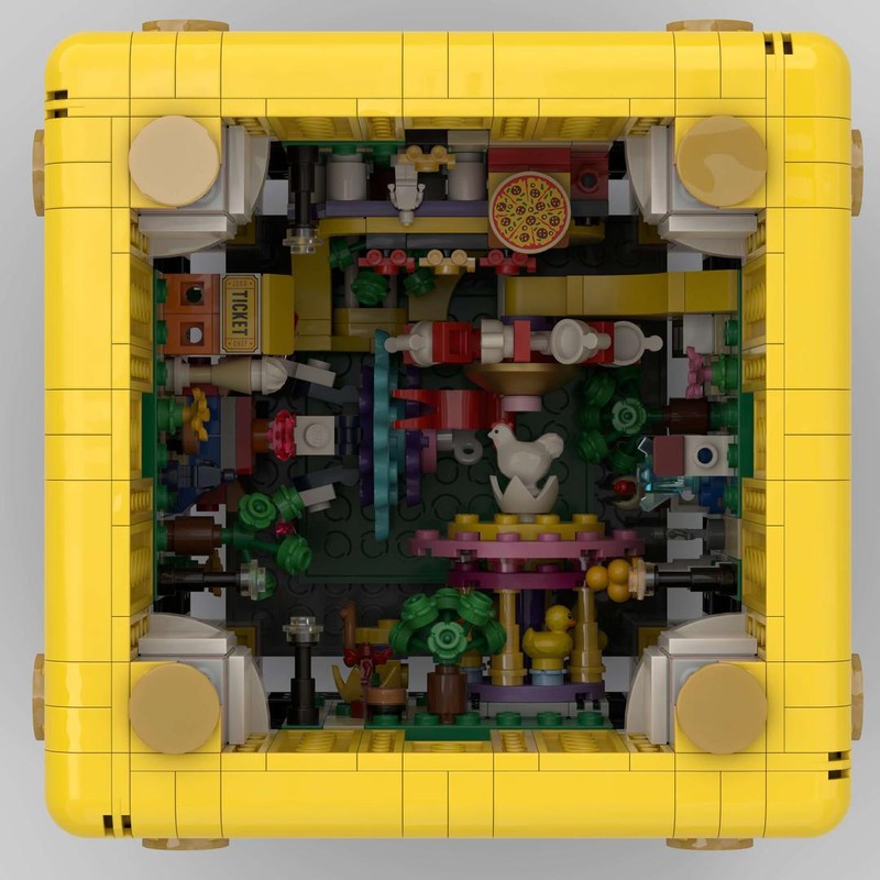 LEGO MOC QMQII - Cute Magi Cube 2 Fun Park With Swing Ship Ride by ...