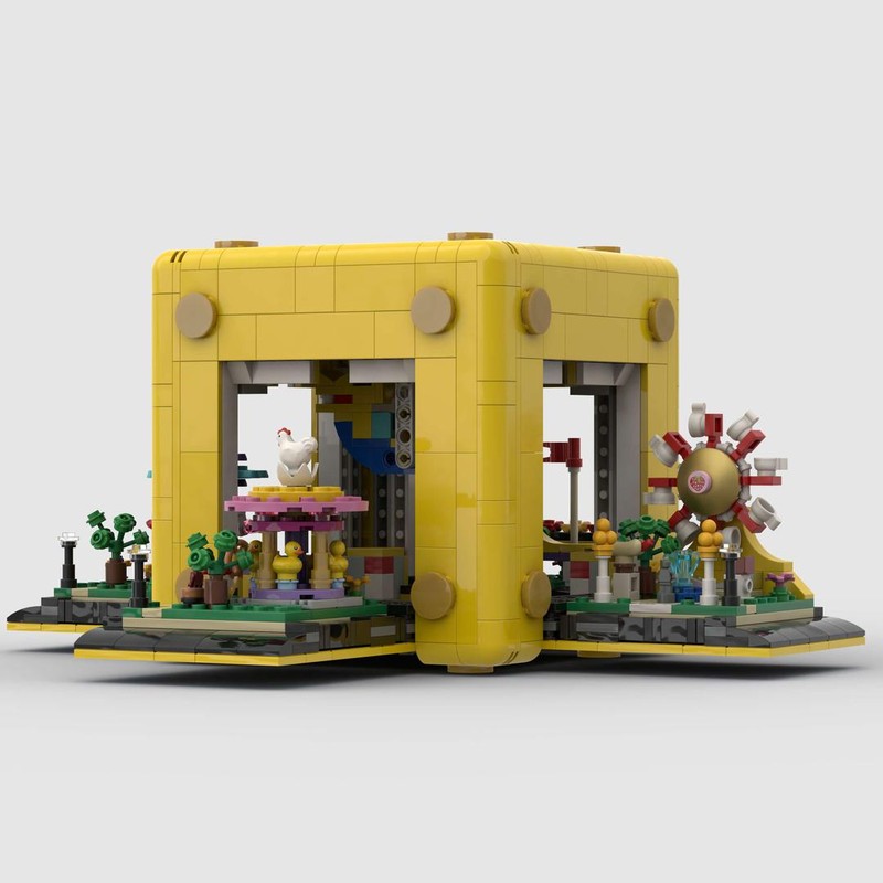 LEGO MOC QMQII - Cute Magi Cube 2 Fun Park With Swing Ship Ride by ...
