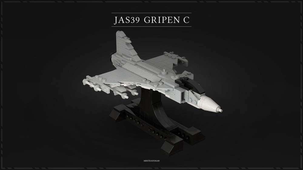 LEGO MOC JAS39 Gripen C - 1/72 Scale by MrStrafeMan | Rebrickable ...