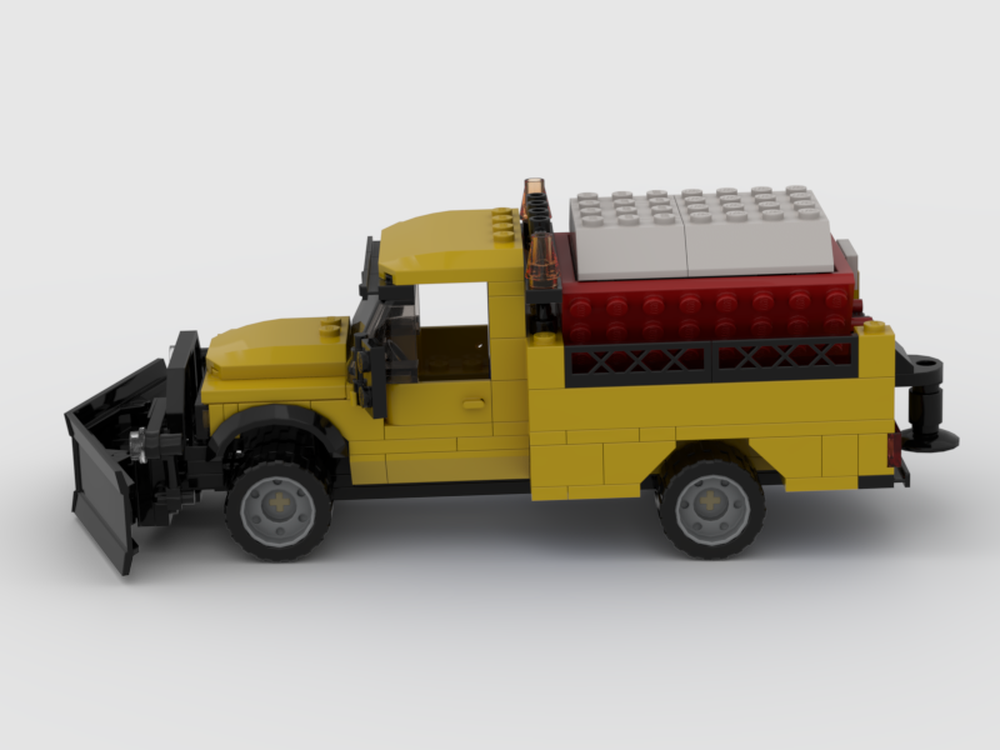 LEGO MOC Snowplow with salt spreader by HIGHWAY-PATROL | Rebrickable ...