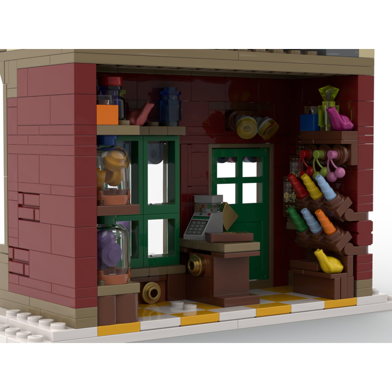 LEGO MOC Winter Village - Main Street Candy Store by Ptchnk ...