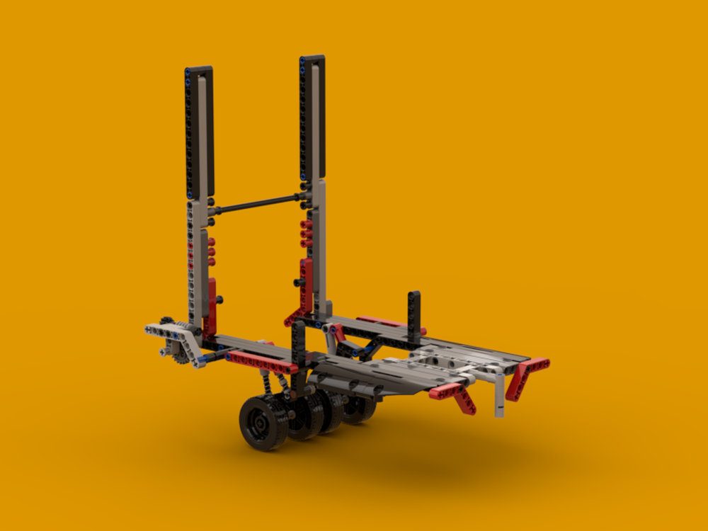 LEGO MOC motorized trailer for the futuristic truck by Legojuulyt ...