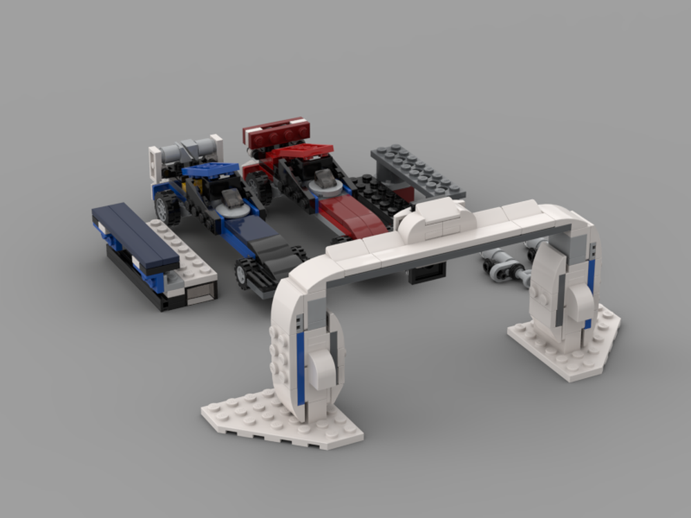 LEGO MOC 31091 - Drag racing Setup by JD Performance | Rebrickable ...