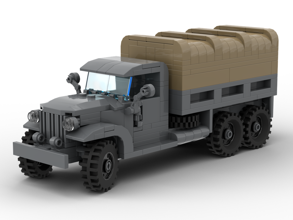 LEGO MOC GMC CCKW 2½-ton 6×6 truck by Dongeraldo | Rebrickable - Build ...