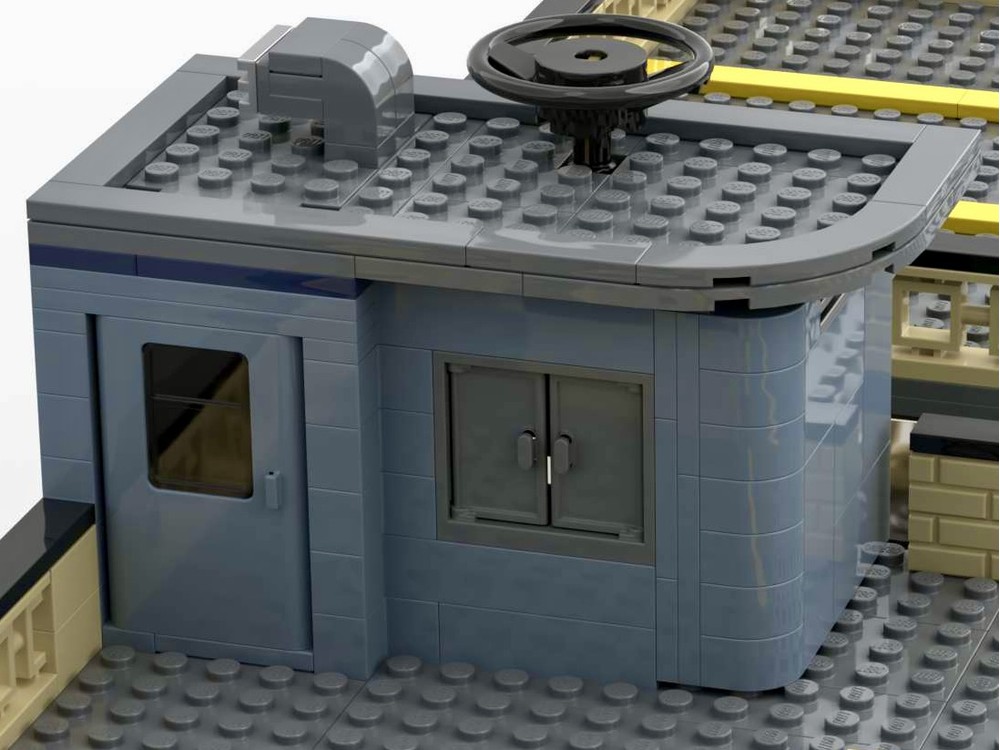 Lego Moc City Garage With Car Elevator By Michir Rebrickable Build