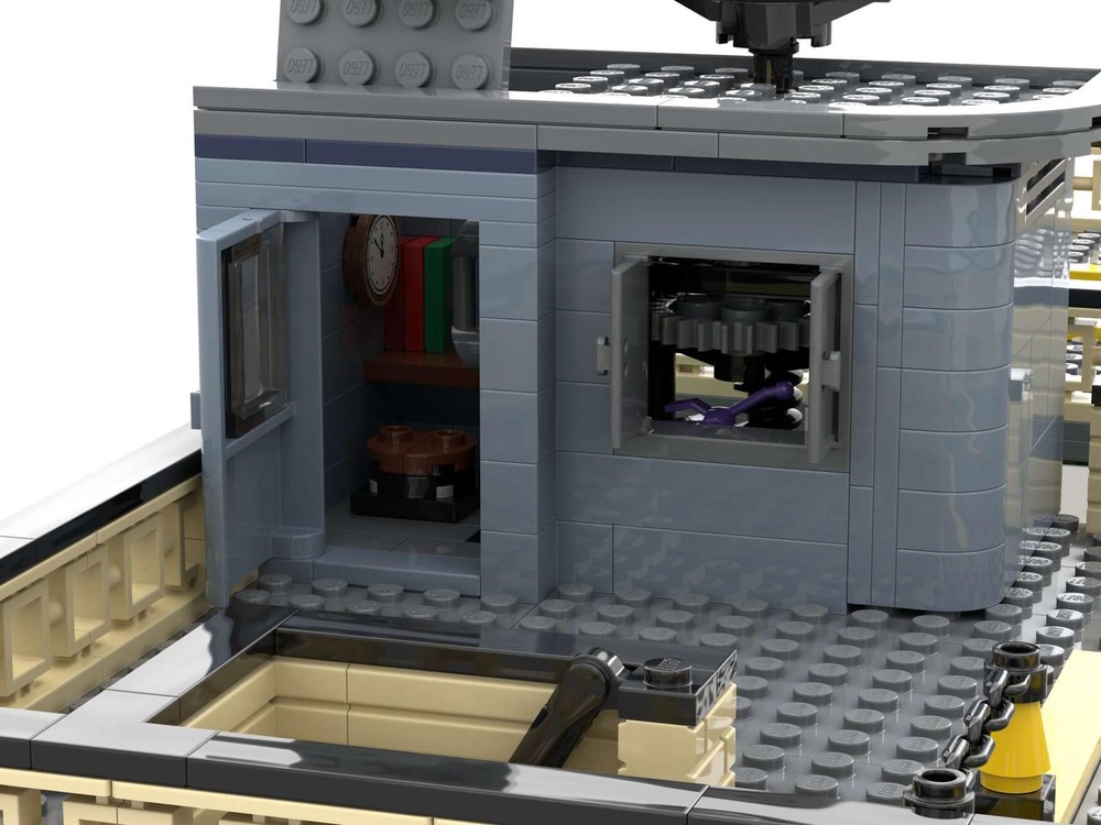 Lego Moc City Garage With Car Elevator By Michir Rebrickable Build