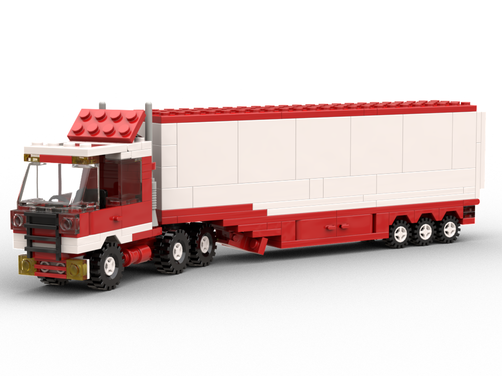 LEGO MOC Semi-trailer truck Lego Ideas by Swerix | Rebrickable - Build ...