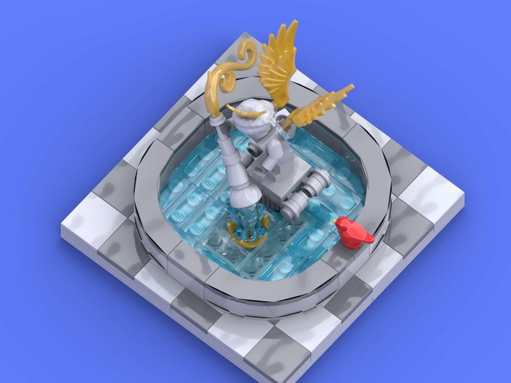 LEGO MOC Fortuna Fountain by fidi70 | Rebrickable - Build with LEGO