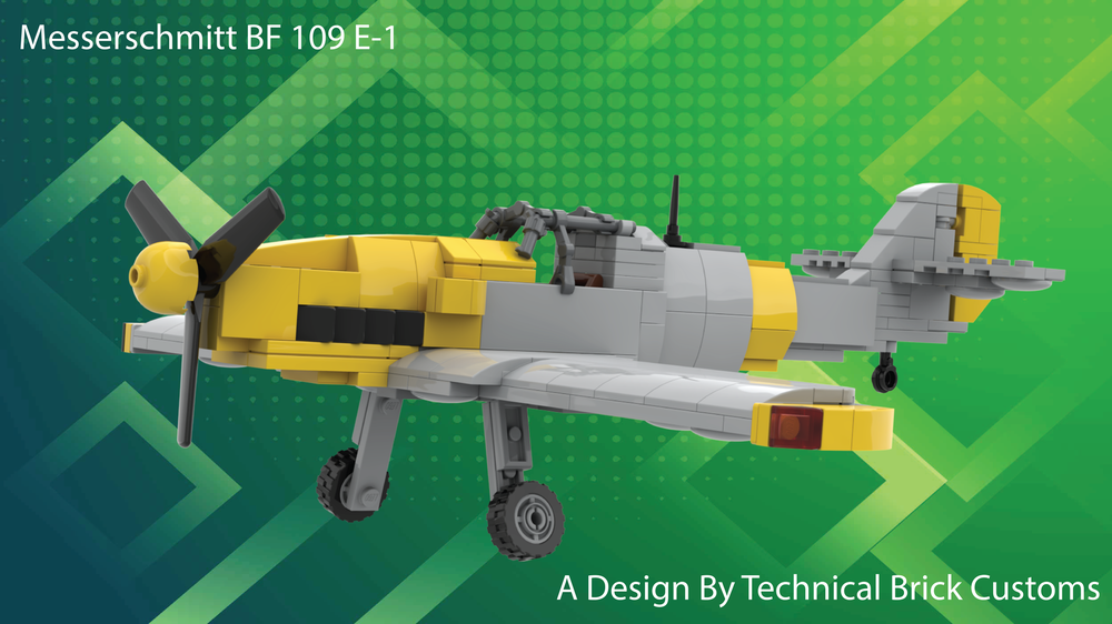 LEGO MOC Messerschmitt BF 109 E-1 by TechnicalBrickCustoms ...