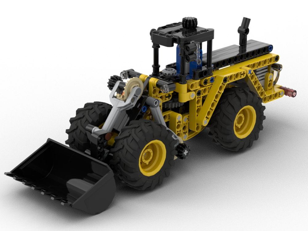 LEGO MOC Small wheel loader 2024 by jorgeopesi | Rebrickable - Build ...
