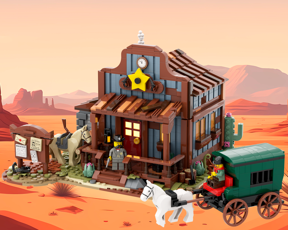 LEGO MOC Sheriff`s Office (Western Series #3) by Legat_Of_Legion ...