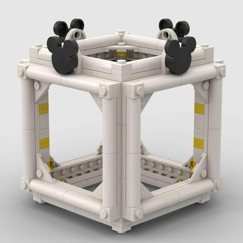 LEGO MOC Mickey Cube Frame For 43221 by uminuo | Rebrickable - Build ...