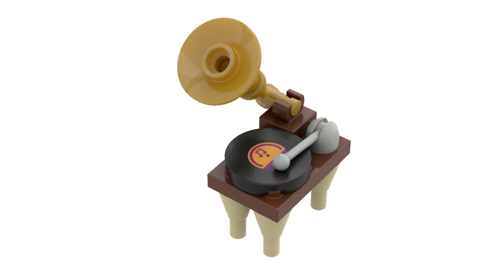 LEGO MOC Lego gramophone by Tom designs | Rebrickable - Build with LEGO