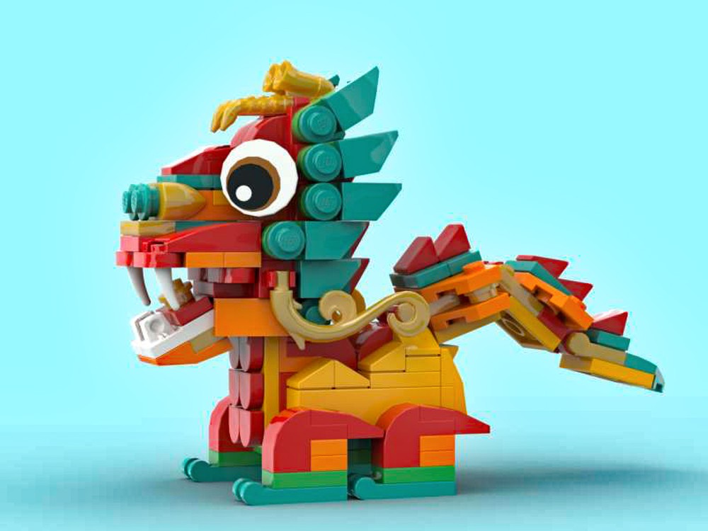 LEGO MOC Year of the Dragon 40611 modified by altester | Rebrickable ...