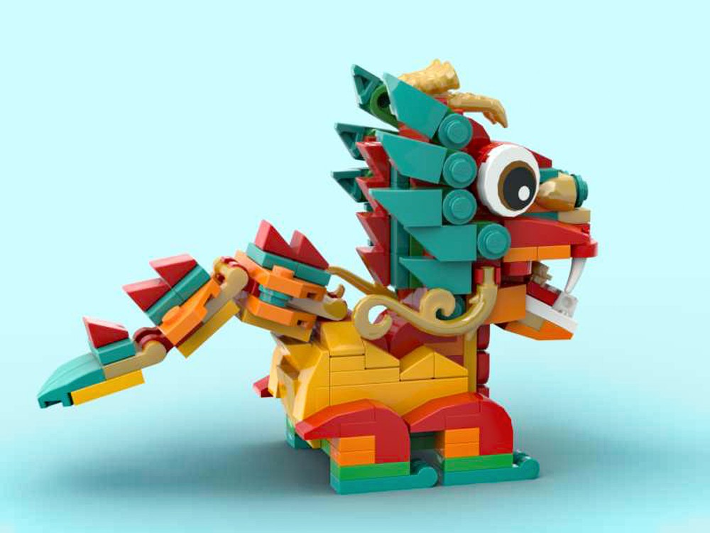 LEGO MOC Year of the Dragon 40611 modified by altester | Rebrickable ...
