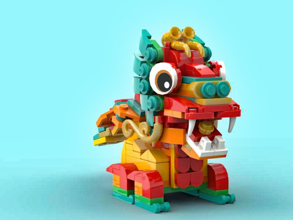 LEGO MOC Year of the Dragon 40611 modified by altester | Rebrickable ...