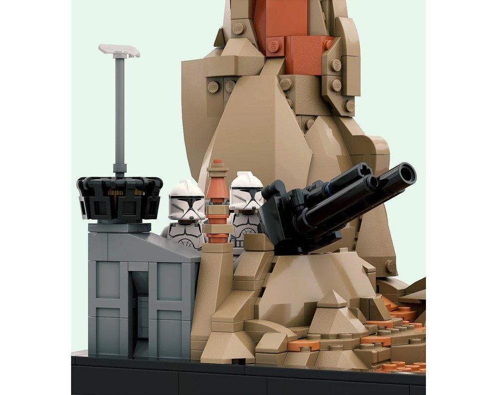 LEGO MOC Geonosis Clone Base Diorama by brick98989 | Rebrickable ...