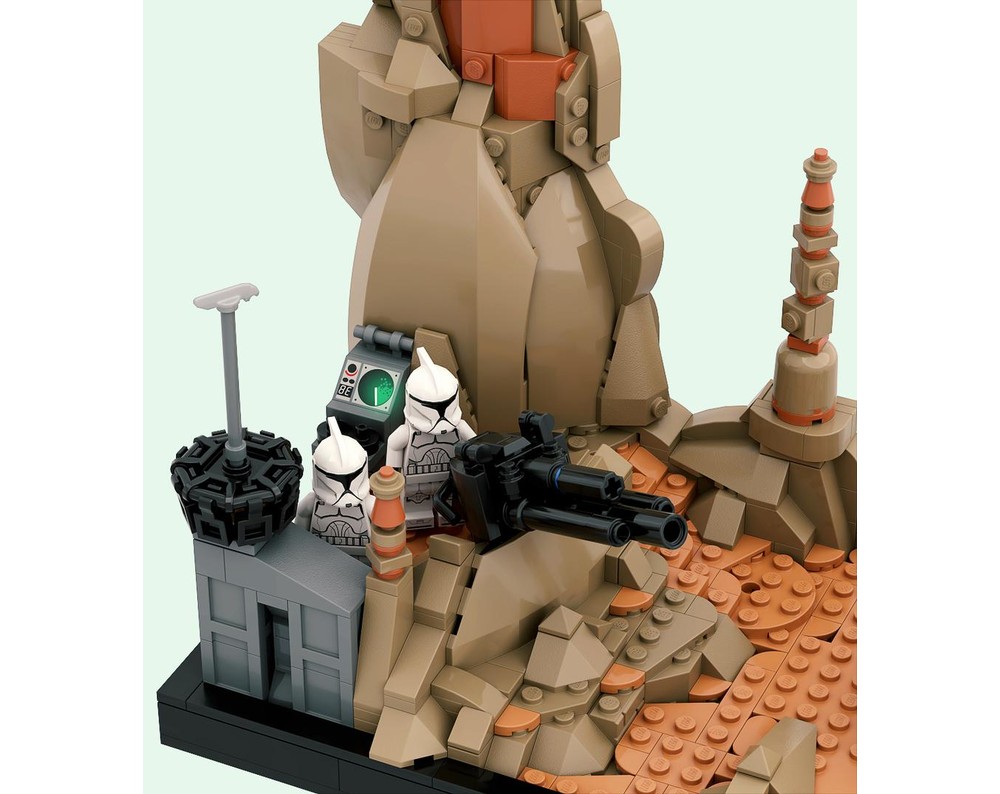 LEGO MOC Geonosis Clone Base Diorama by brick98989 | Rebrickable ...