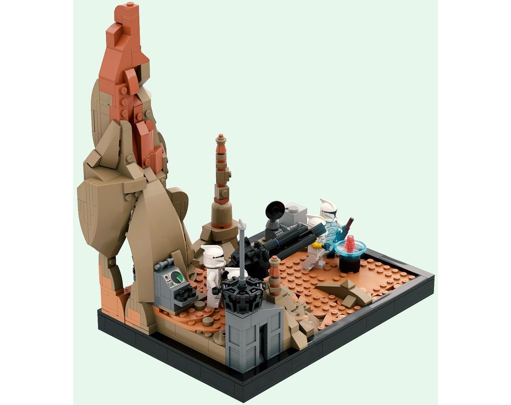 LEGO MOC Geonosis Clone Base Diorama by brick98989 | Rebrickable ...