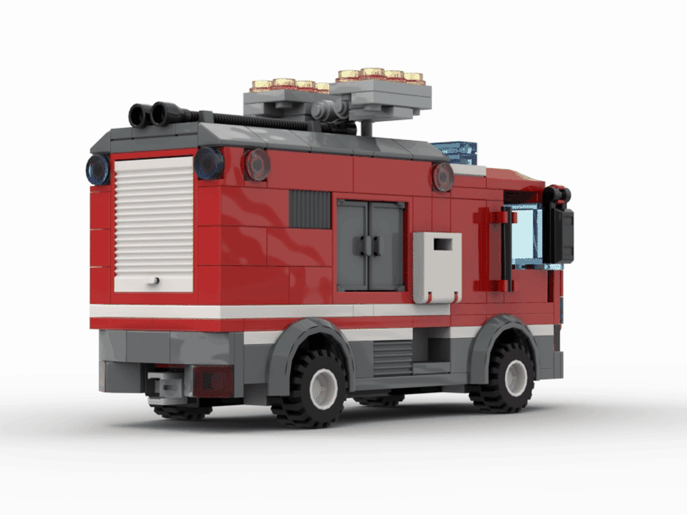 LEGO MOC Fire truck for materials by Toothpick-NL | Rebrickable - Build ...