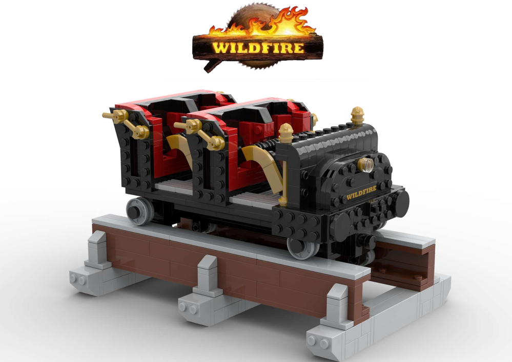 LEGO MOC ROLLERCOASTER - WILDFIRE - KOLMARDEN by Coasters.bricks ...