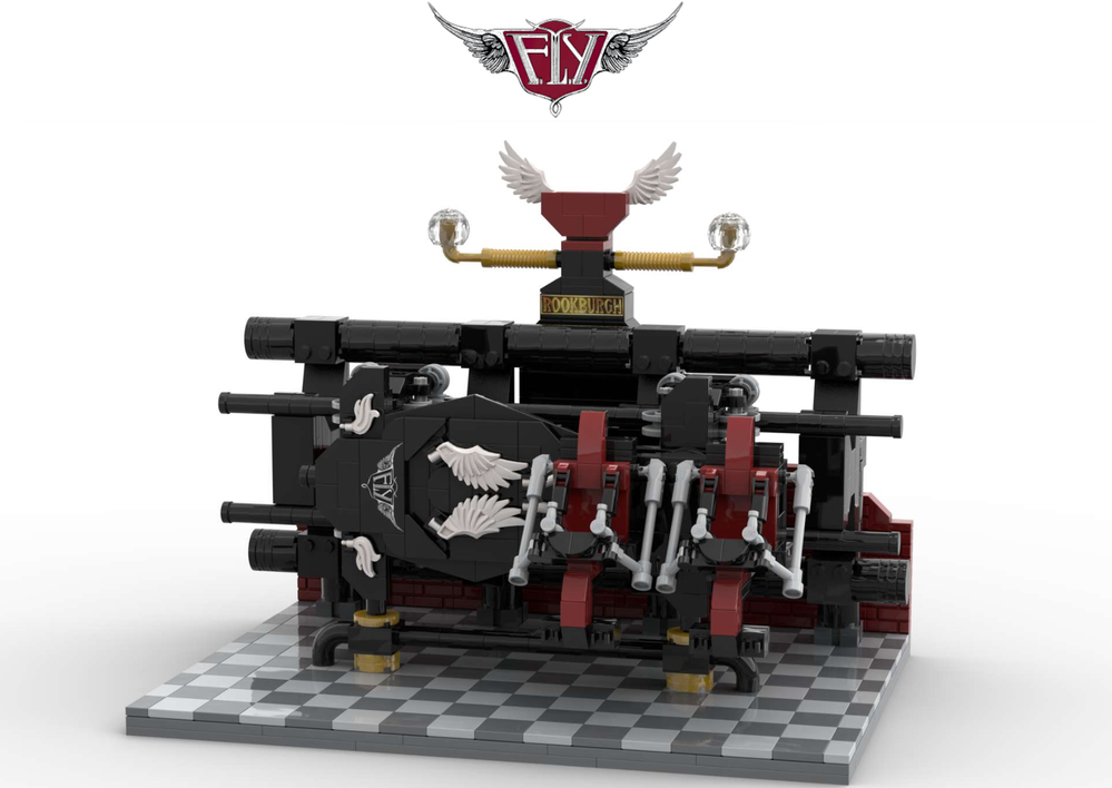 LEGO MOC ROLLERCOASTER - FLY IN STATION- PHANTASIALAND by Coasters ...