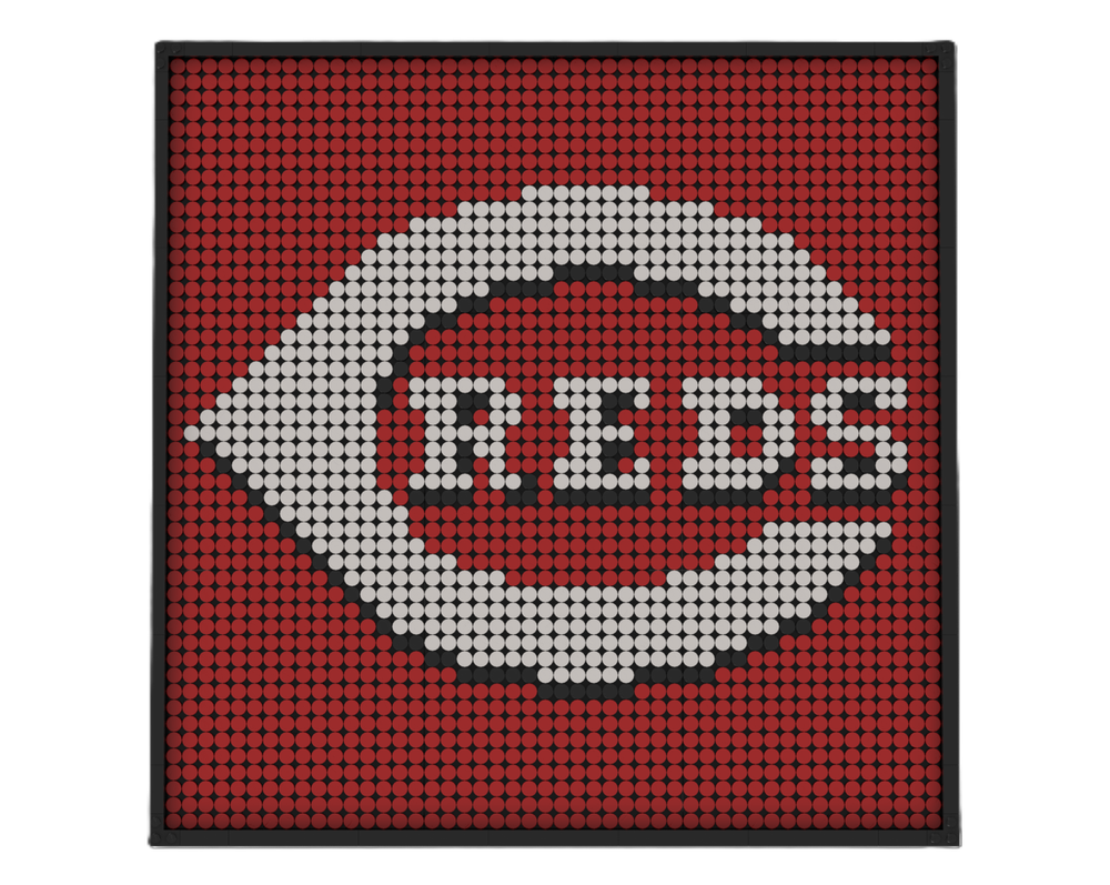 LEGO MOC MLB Art - Cincinnati Reds by Antman1022 | Rebrickable - Build ...