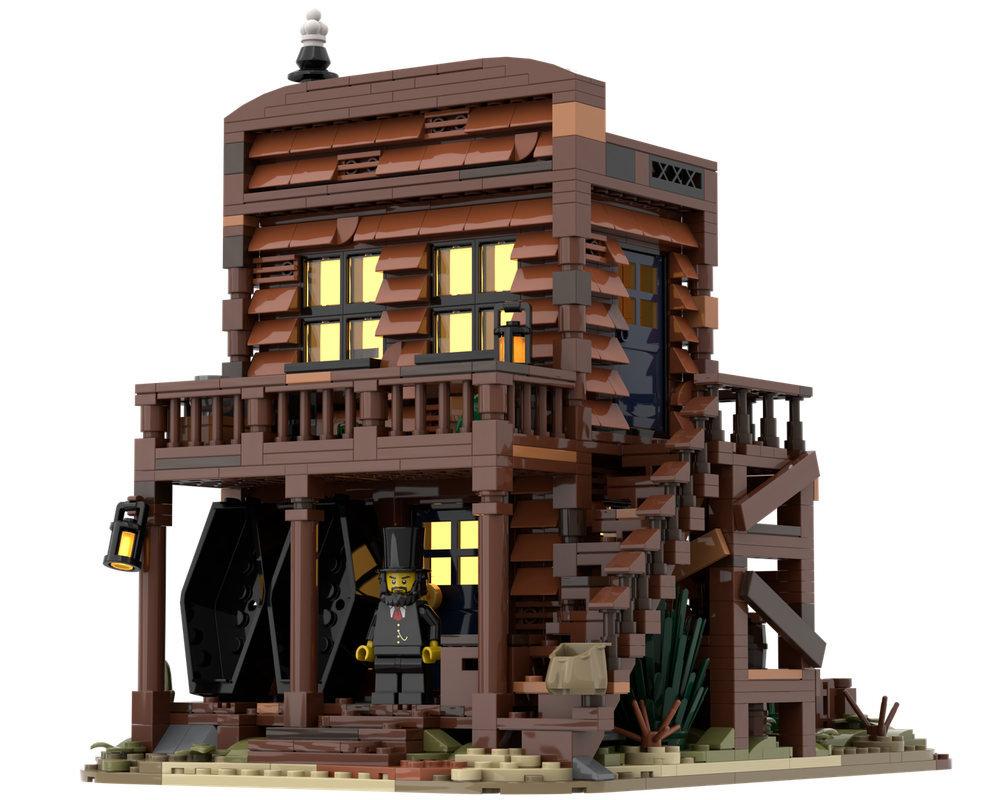 LEGO MOC Undertaker`s House & Graveyard (Western Series #5) by Legat_Of ...