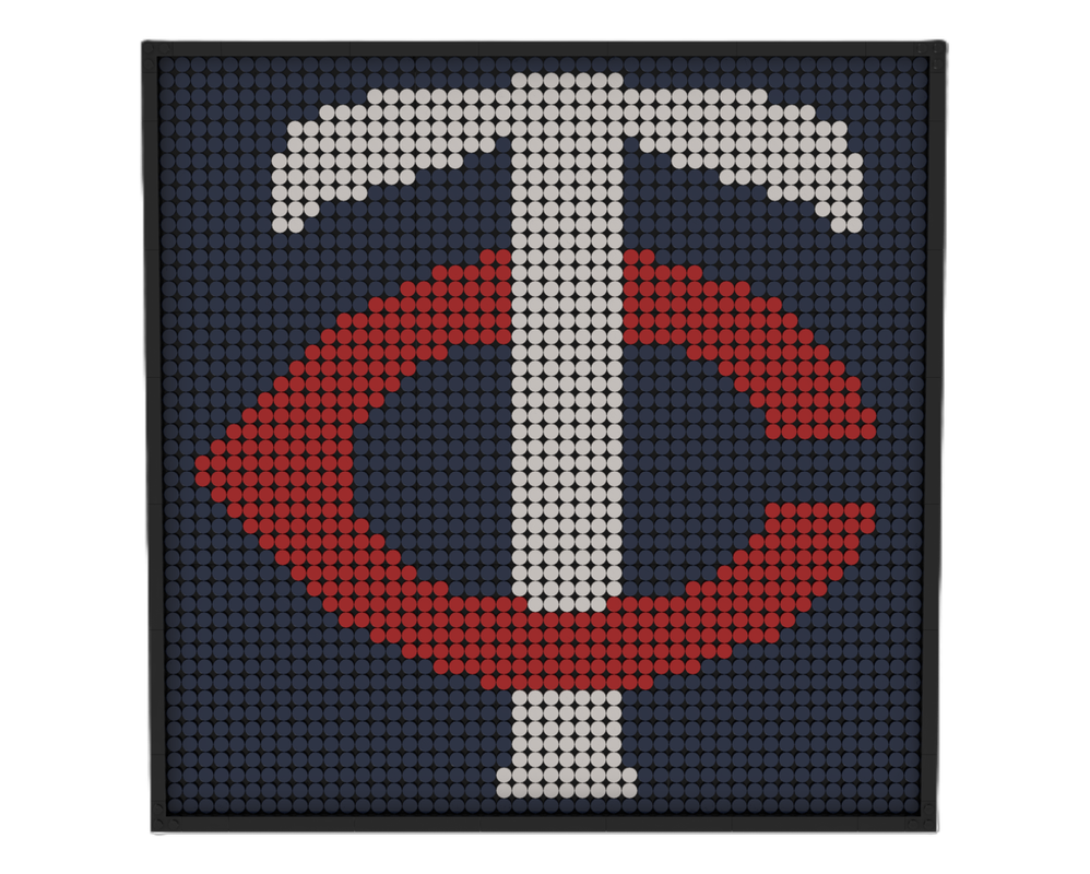 LEGO MOC MLB Art - Minnesota Twins by Antman1022 | Rebrickable - Build ...