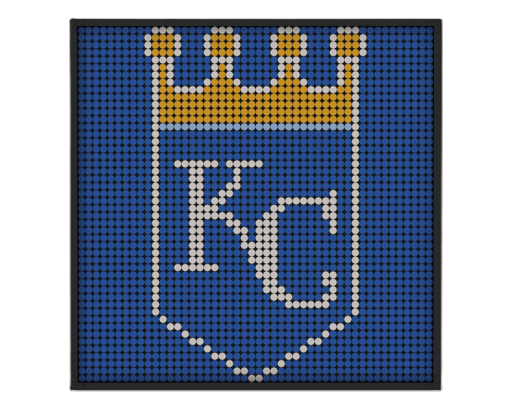 LEGO MOC MLB Art - Kansas City Royals by Antman1022 | Rebrickable ...