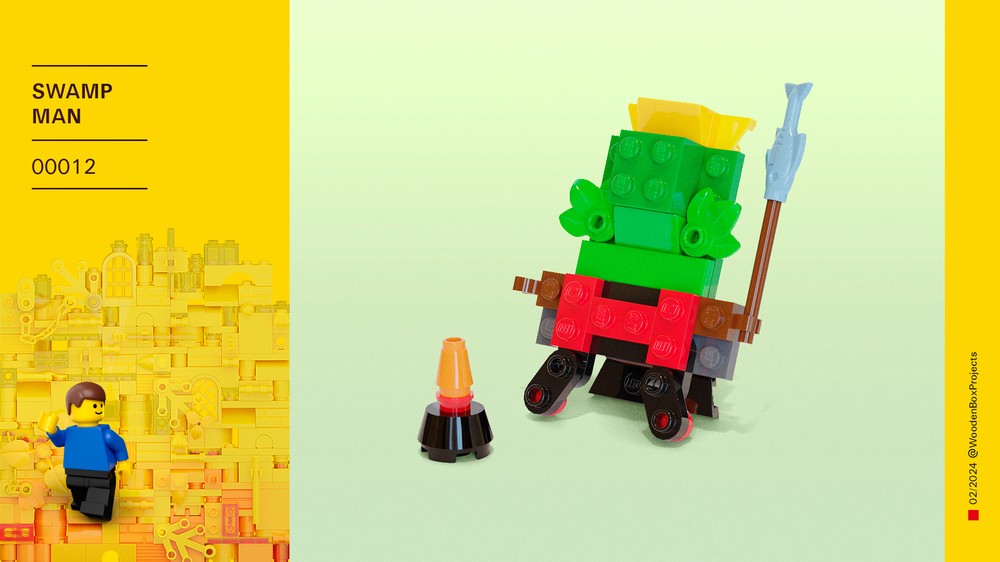 LEGO MOC Swamp Man by WoodenBoxProjects | Rebrickable - Build with LEGO