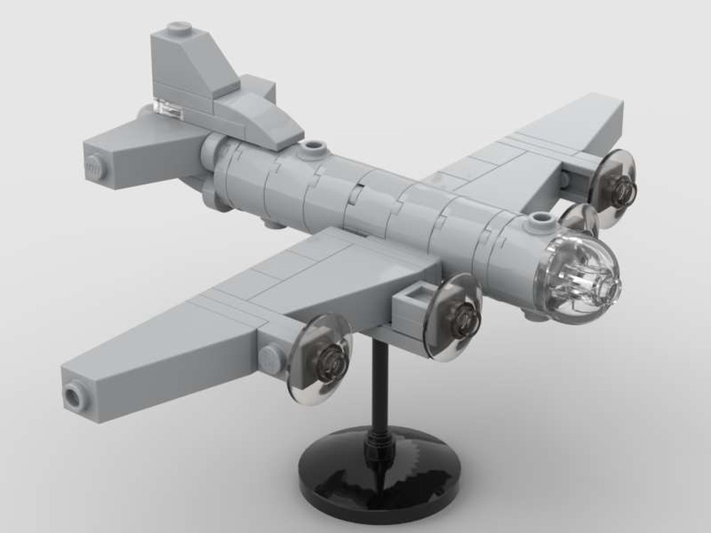LEGO MOC B-29 Superfortress 1:275 by ej76az | Rebrickable - Build with LEGO