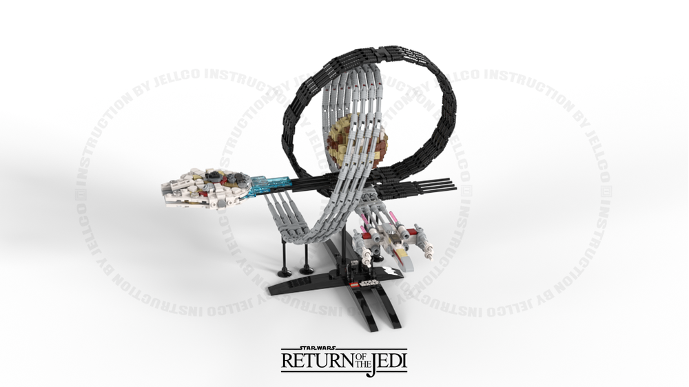 LEGO MOC Micro Diorama : Leaving Planet Tatootine...... by jellco ...
