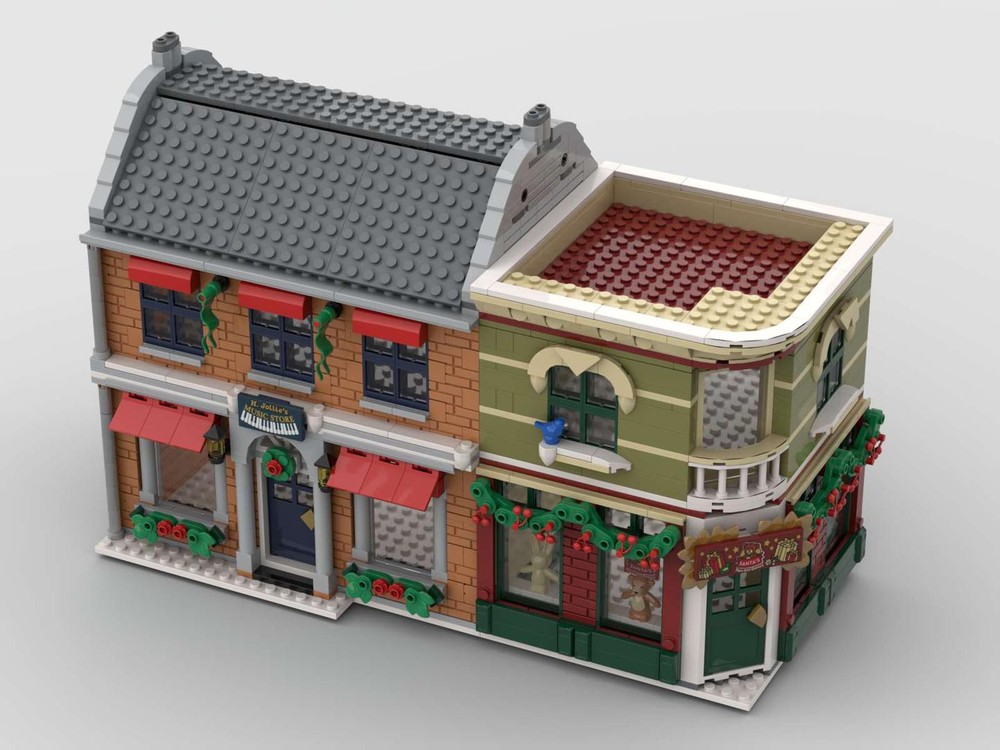 LEGO MOC Holiday Main Street Modular Style by BigBadWolf | Rebrickable ...