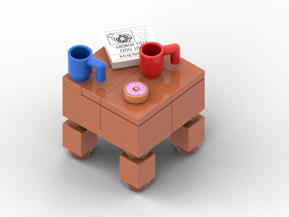 LEGO MOC Coffee Table by LegacyLego | Rebrickable - Build with LEGO