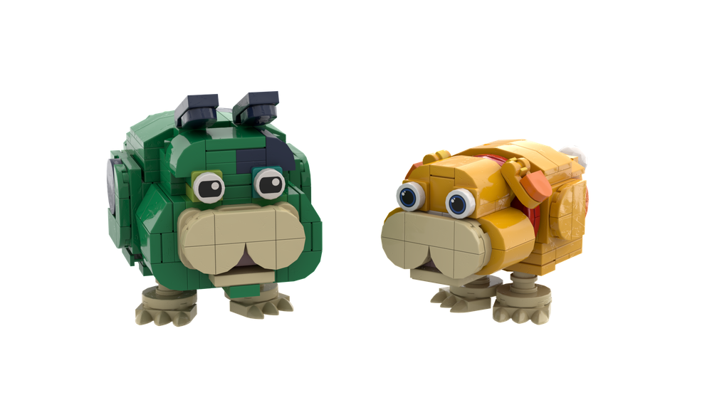 LEGO MOC Pikmin 4 - Oatchi and Moss by Renk | Rebrickable - Build with LEGO