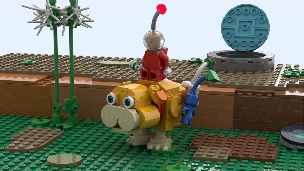 LEGO MOC Pikmin 4 - Oatchi and Moss by Renk | Rebrickable - Build with LEGO