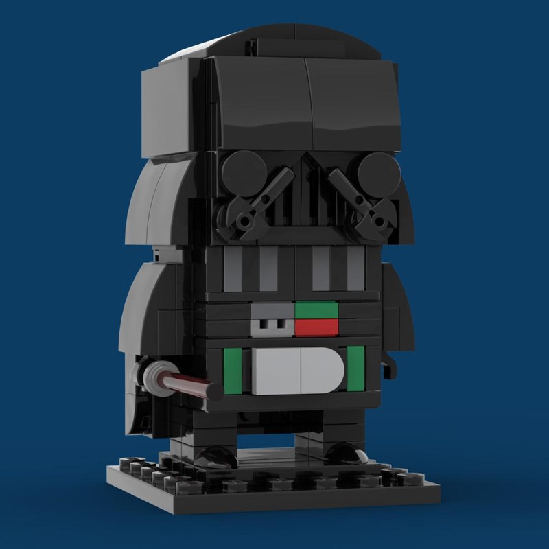 LEGO MOC Vader Custom Brickheadz by custominstructions | Rebrickable ...