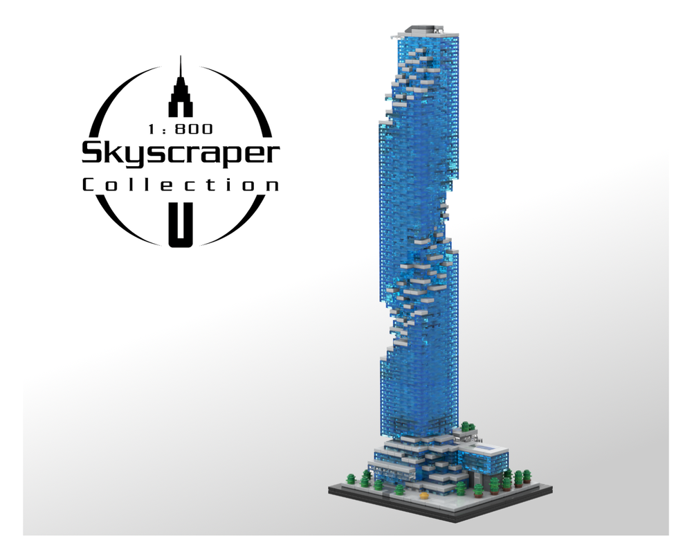 LEGO MOC MahaNakhon 1:800 Scale Bangkok (King Power Maha Nakhon) by ...