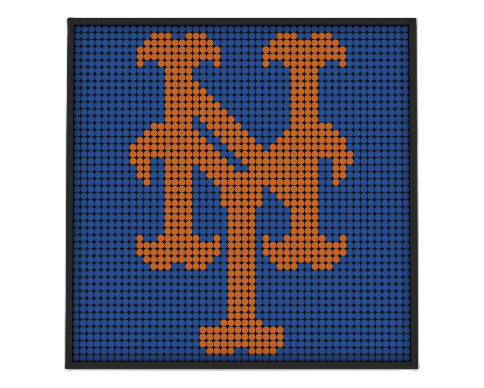 LEGO MOC MLB Art - New York Mets by Antman1022 | Rebrickable - Build ...